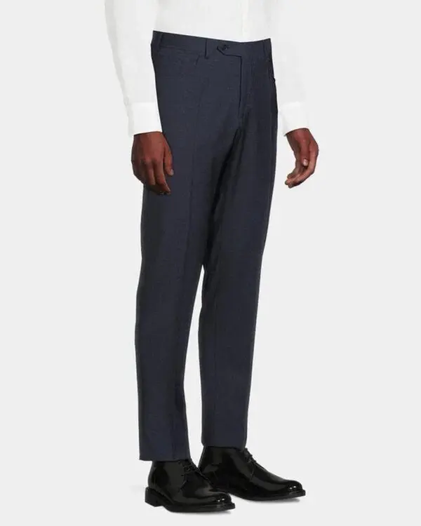 Canali Classic Solid Dress Trousers