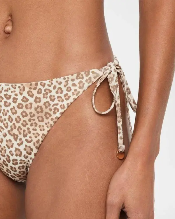 Ramy Brook Benni Leopard Bikini Bottoms