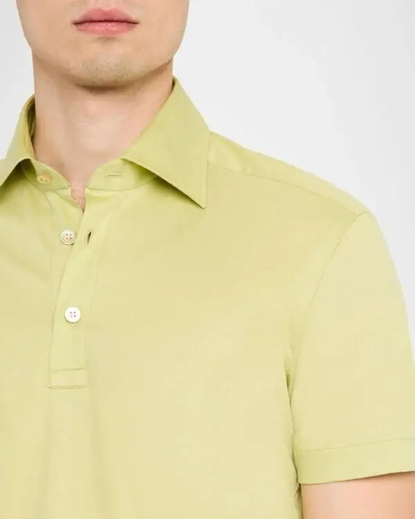 Kiton Apos;s Cotton Knit Polo Shirt