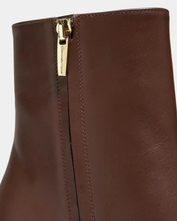 GIANVITO ROSSI Keinna 85mm Leather Block-heel Booties