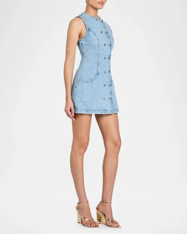 Retrofete Hanna Denim Mini Dress