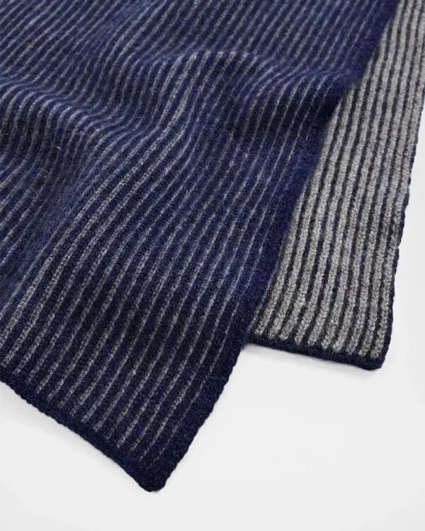Brunello Cucinelli Apos;s Vanise Cashmere Ribbed Scarf - Cjk18 Deni