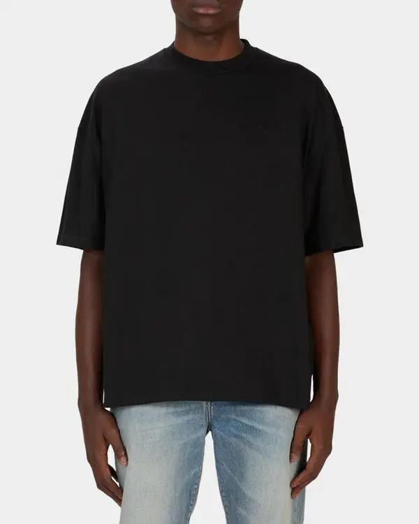 Amiri Apos;s Back-logo Oversized Crewneck T-shirt