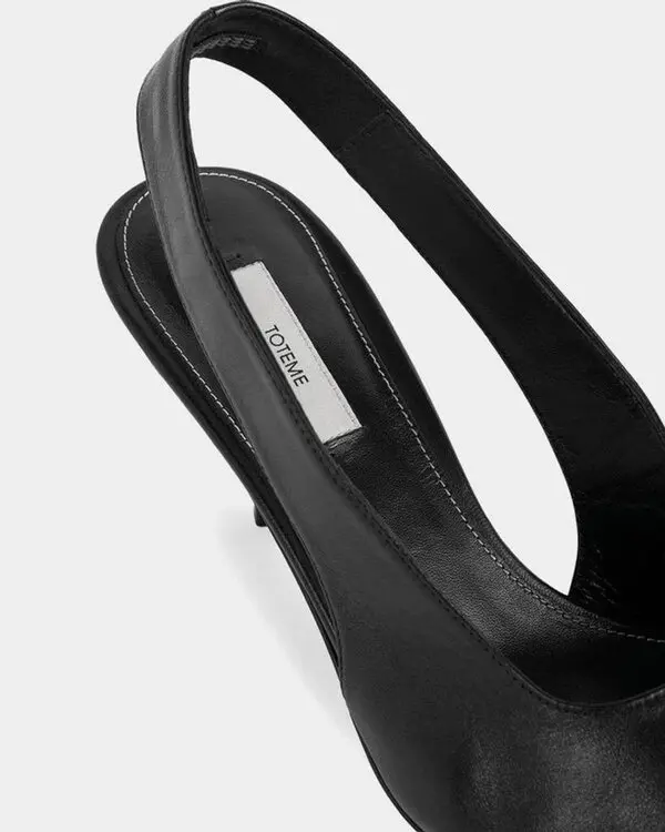 TOTEME Leather Slingback Pumps