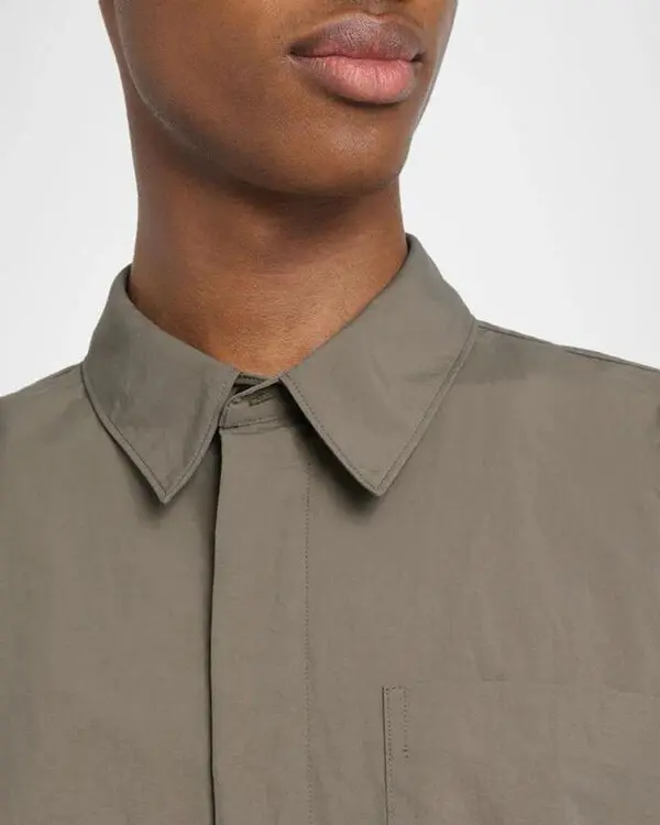 Dries Van Noten Apos;s Corran Nylon Concealed-placket Shirt