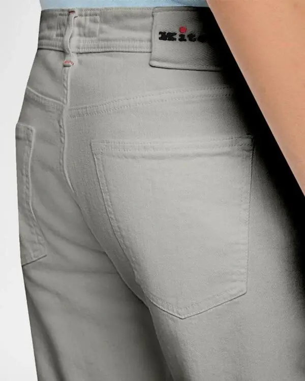 Kiton Apos;s Corrabo Stretch Cotton Straight Leg Five-pocket Pants