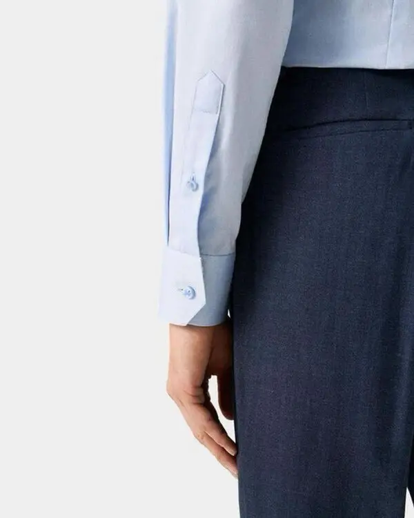 Eton Apos;s Signature Twill Contemporary-fit Dress Shirt - Light Blue