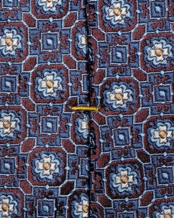 Eton Apos;s Medallion Jacquard Silk Tie