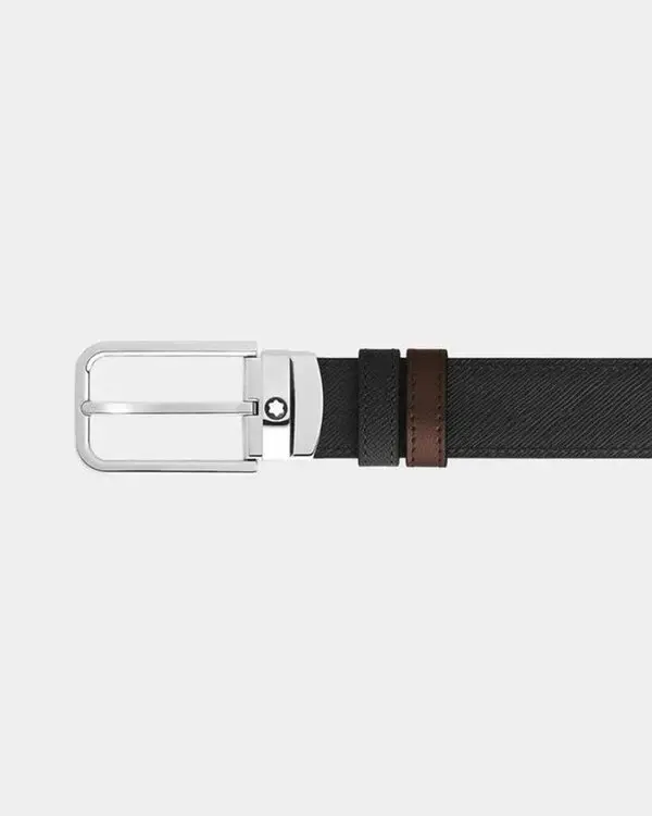 Montblanc Reversible Two-tone Leather Belt