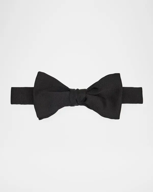 Kiton Apos;s Silk Satin Bow Tie