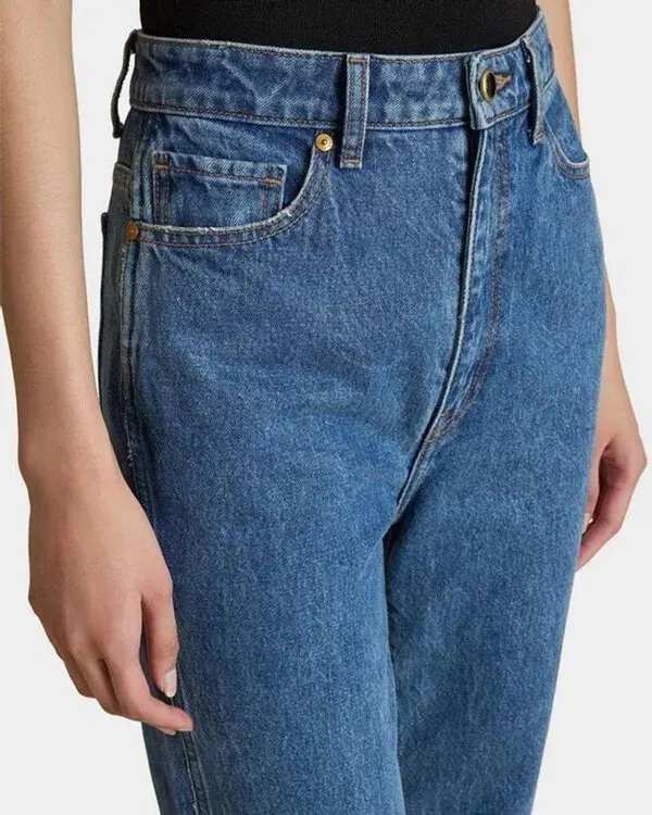 Khaite Danielle Acid-wash Straight-leg Jeans - Boone