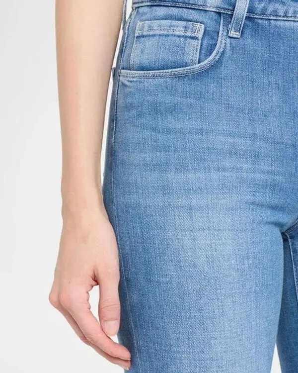 L & APOS;AGENCE Selma High-rise Sleek Baby Bootcut Jeans