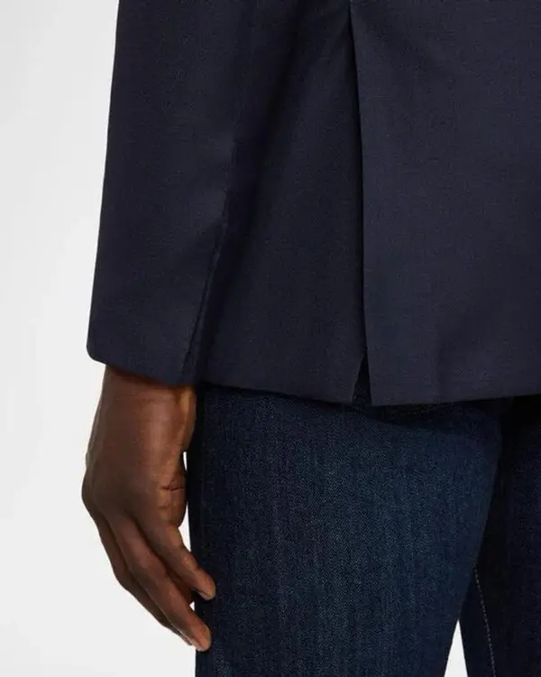 Kiton Apos;s Virgin Wool Single-breasted Blazer