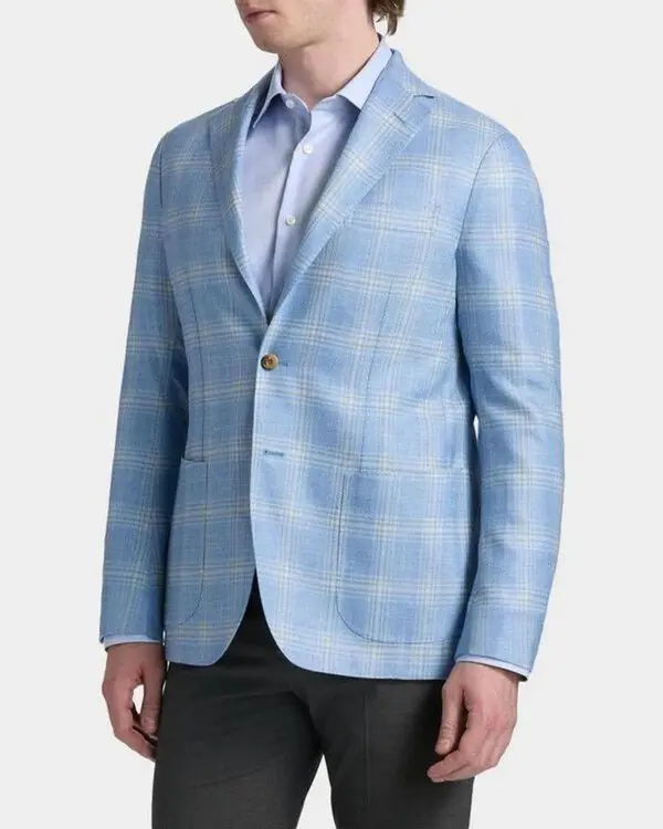 SARTORIO Apos;s Plaid Wool-blend Sport Coat