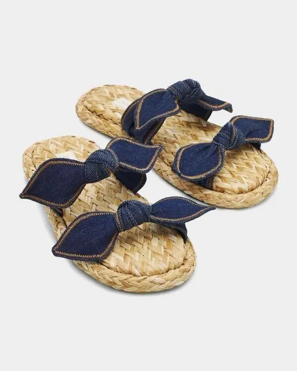 Zimmermann Carousel & Raffia Slides