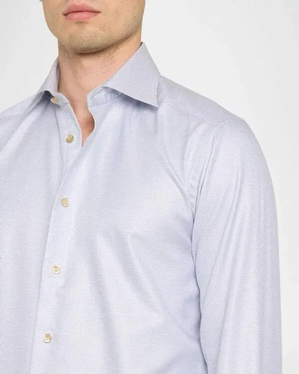 Eton Apos;s Slim Semi-solid Cotton Dress Shirt