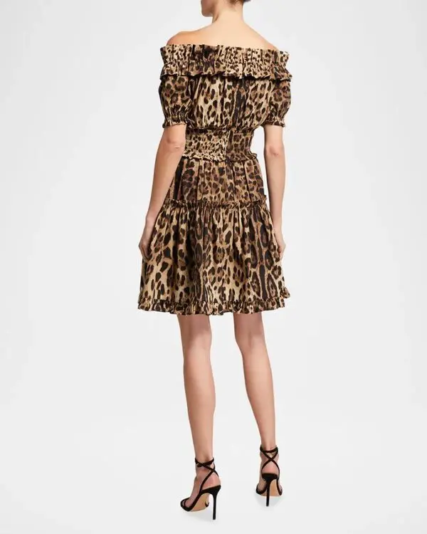 Dolce & Gabbana Off-the-shoulder Mini Dress