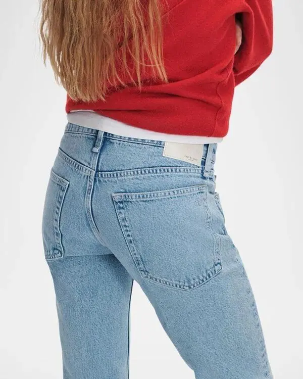 Rag & Bone Harlow Low-rise Straight Jeans