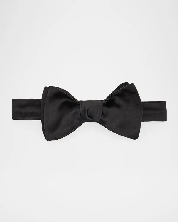 Kiton Apos;s Solid Silk Bow Tie