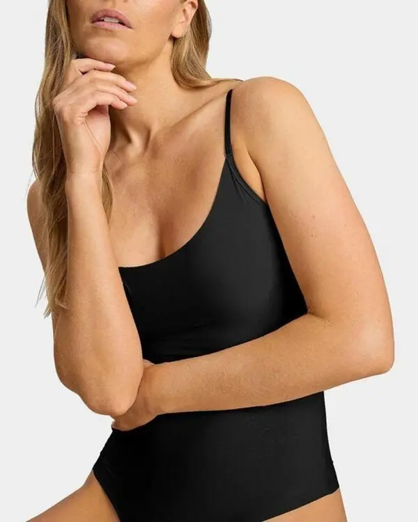 Commando Butter Cami Stretch-modal Bodysuit - Black