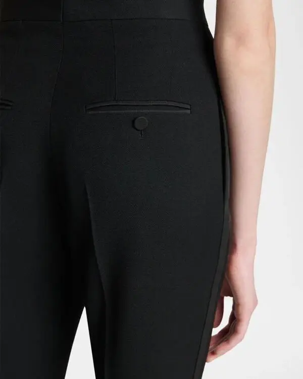 TOM FORD Sharp Grain De Poudre Straight-leg Trousers