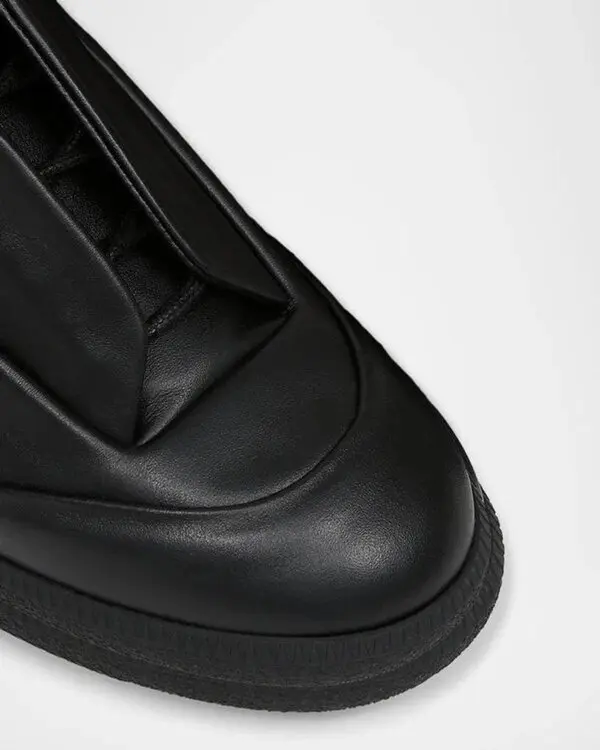 MAISON MARGIELA Apos;s Future Soft Calfskin Mid-top Sneakers - Black
