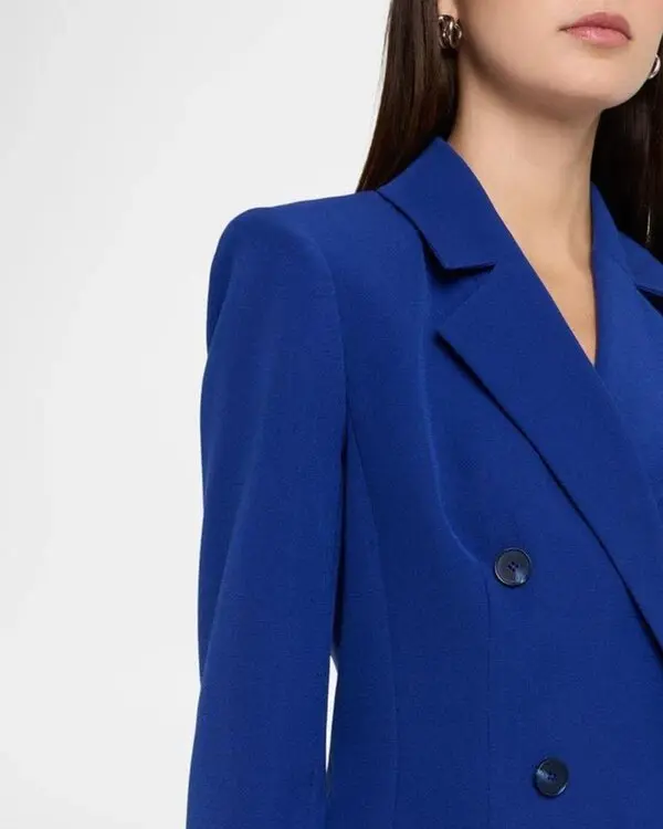 TOCCIN Jazmin Double-breasted Blazer - Lapis