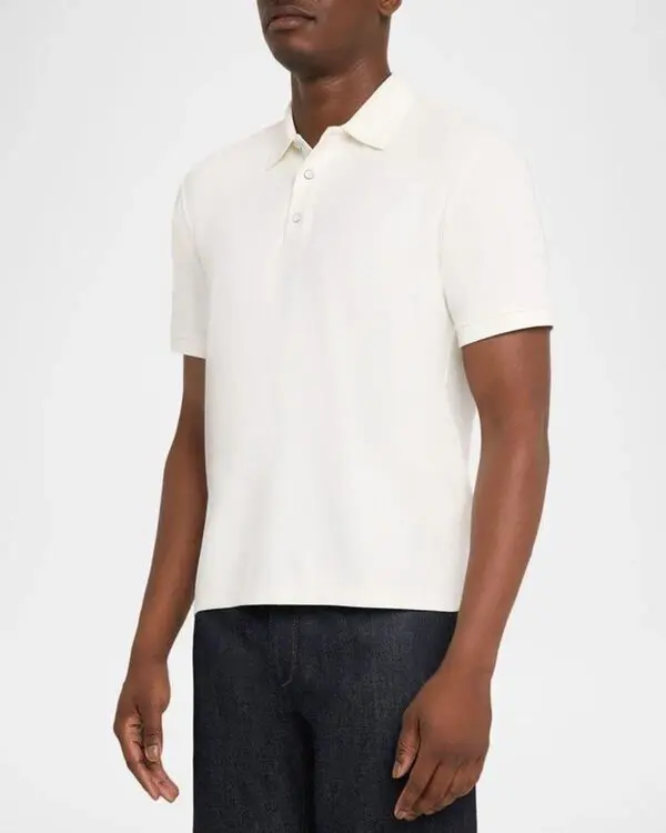 Rag & Bone Apos;s Slim Stretch Polo Shirt - Chalk