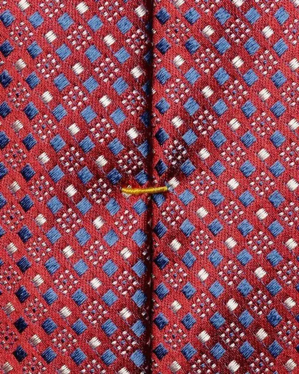 Eton Apos;s Micro-geometric Silk Tie