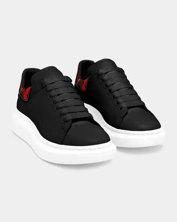 Alexander McQueen Apos;s Oversized Leather Low-top Sneakers