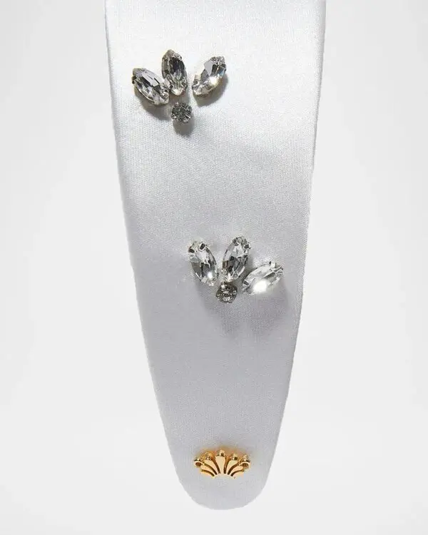 Lele Sadoughi Brigitte Crystal-embellished Headband - Ivory