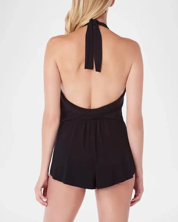 Magicsuit Bianca One-piece Swim Romper - Black