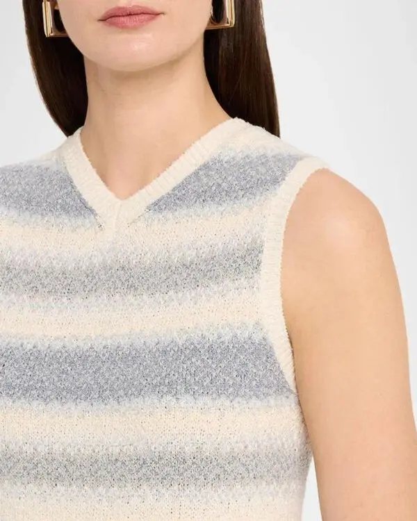 Vince V-neck Knit Summer Sweater Vest
