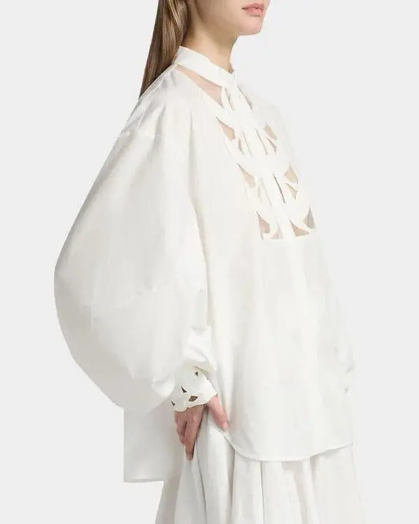 Zimmermann Luna Appliqué Blouse