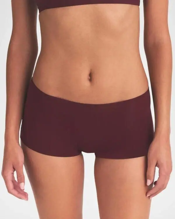 SKIMS Fits Everybody High-rise Boyshorts - Currant