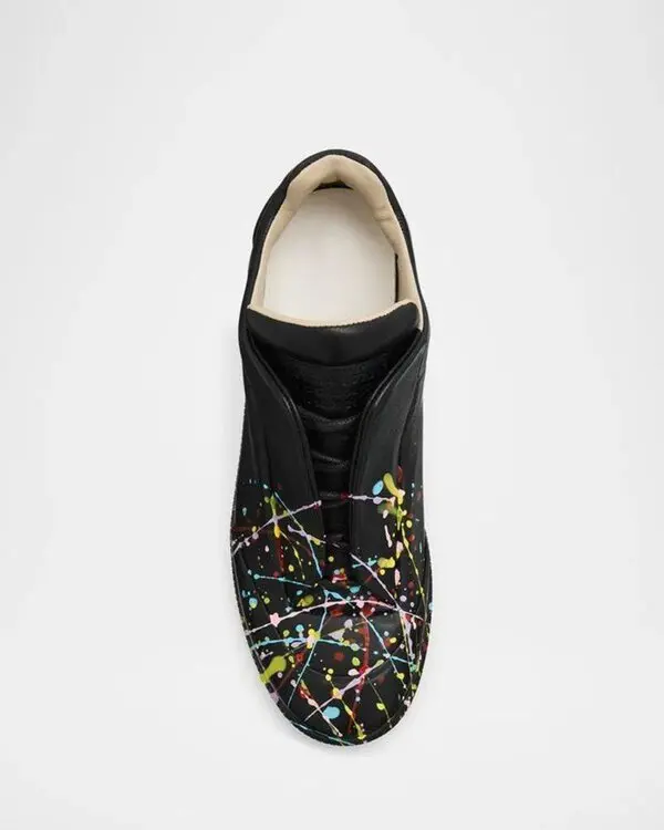 MAISON MARGIELA Future Leather Low-top Sneakers - Black/mult