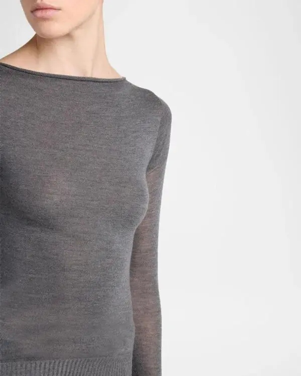 Giorgio Armani Cashmere Semi-sheer Sweater
