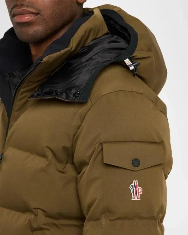 Moncler Apos;s Montgetech Hooded Puffer Jacket - Bronze