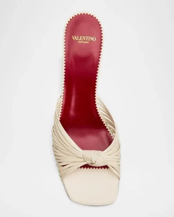 Valentino Garavani 60mm Annet Slide Sandals - Ivory