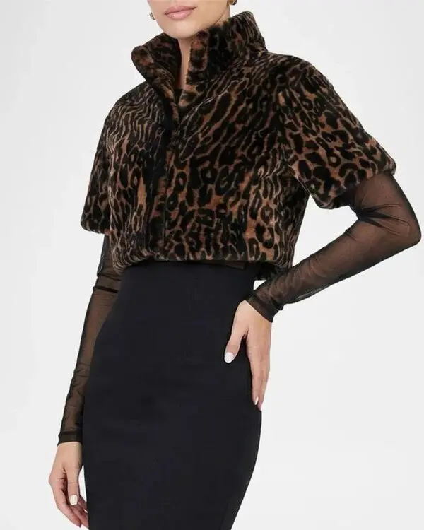 Gorski Reversible Select Shearling Bolero