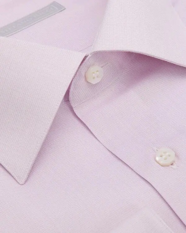 Stefano Ricci Apos;s Cotton Micro-check Dress Shirt
