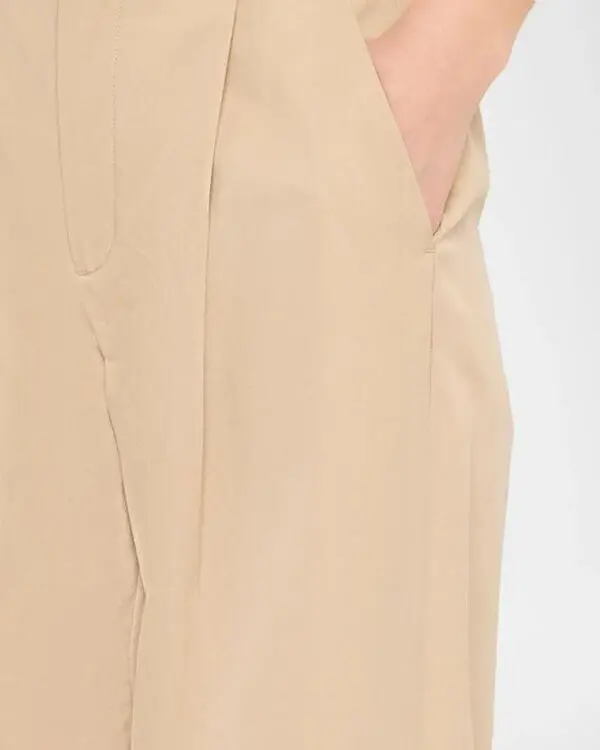 Vince Camille Mid-rise Cotton-blend Trousers - Wheatstone