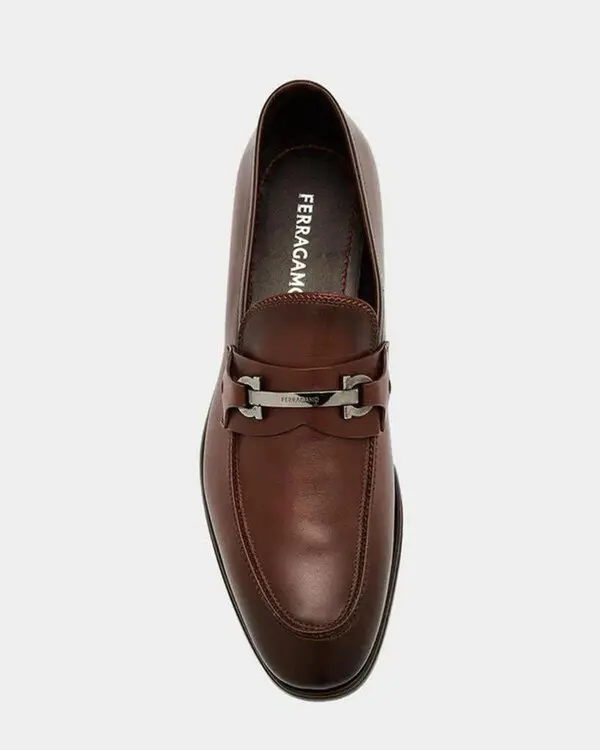 FERRAGAMO Apos;s Doupont Lux Leather Bit Loafers