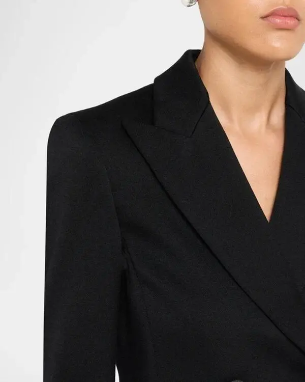 Giorgio Armani Double-breasted Slim Wool Blazer