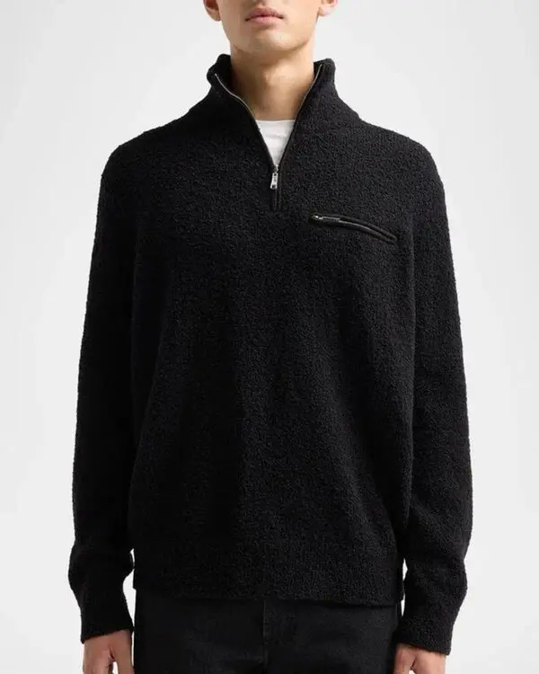 Paige Apos;s Donover Boucle Quarter-zip Sweater