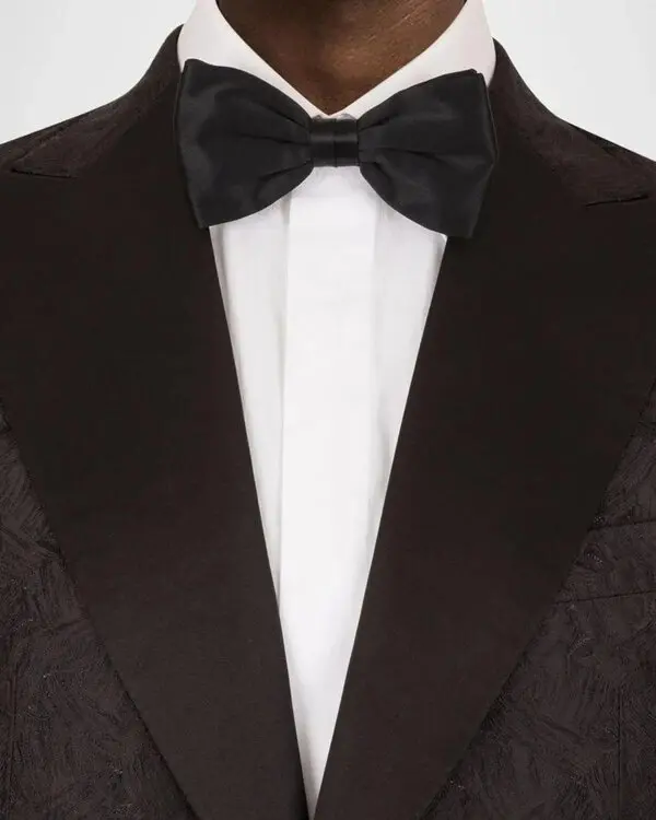 Stefano Ricci Apos;s Silk Pre-tied Bow Tie