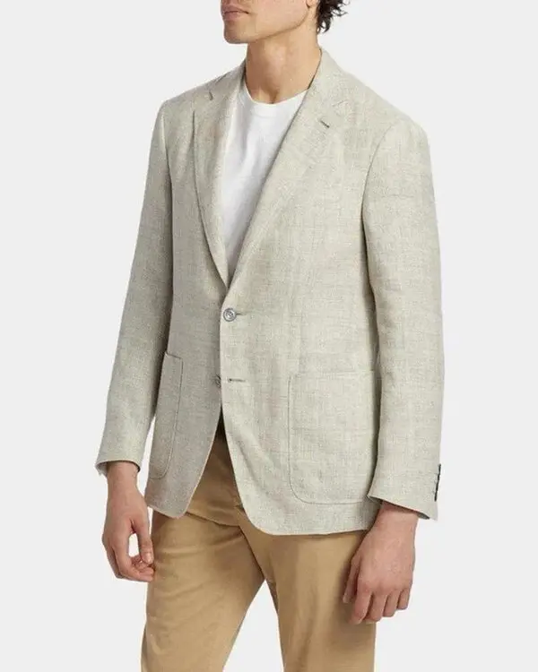 Canali Kei Linen-wool Sportcoat