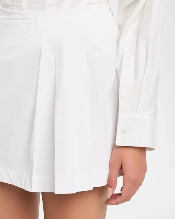 Simkhai Devlin Poplin Mini Skirt