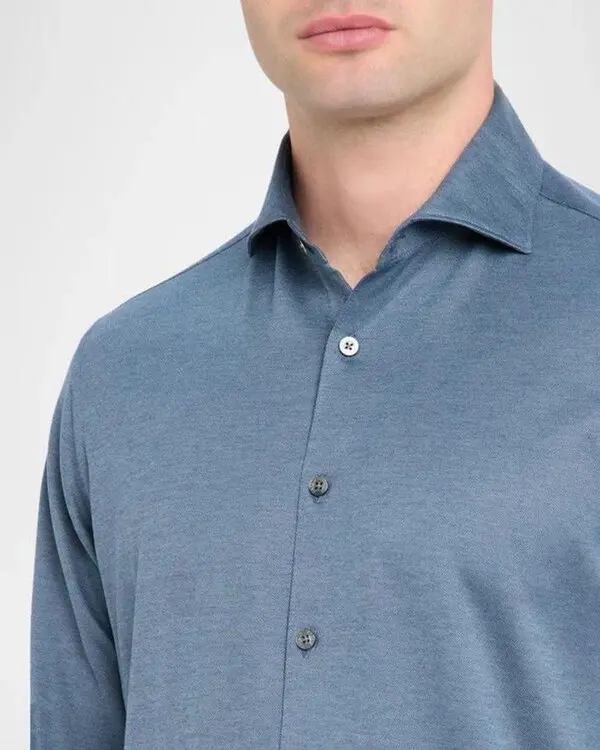 Canali Apos;s Cotton And Lyocell Sport Shirt
