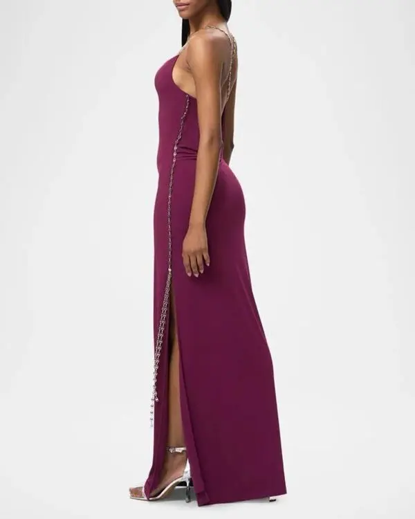 Herve Leger The Aviva Cowl-neck Gown